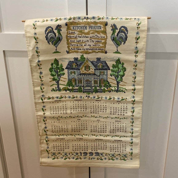Kitchen | 1993 Vintage Kitchen Prayer Calendar | Poshmark